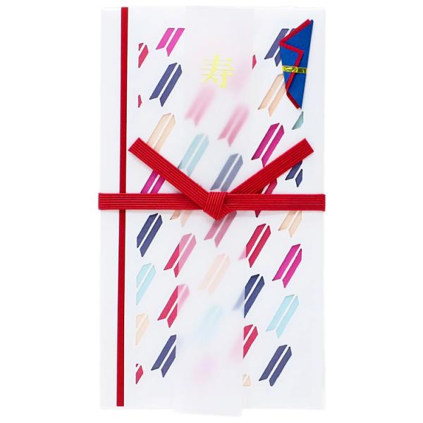 ［商品仕様］【サイズ】約W100×H180mm【生産国】日本【内容】本体1枚、中入封筒1枚、短冊3枚(寿2枚、無地1枚)、短冊固定用両面テープ1枚［特記事項］※画像はあくまでも商品イメージになります。実際の商品と色や仕様が異なる場合がありま...