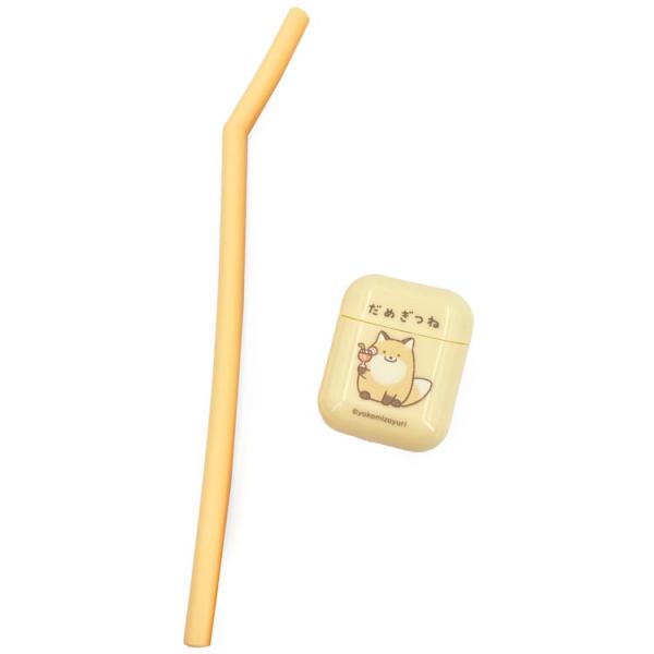 ［商品仕様］【サイズ】 ストロー：約直径7×H185mm ケース：約W35×D17×H43mm ブラシ：約W7×H173mm パッケージ：約W70×H204mm 【材質】 ストロー：シリコーン樹脂  ケース：PP ブラシ：ステンレス、ナイロ...
