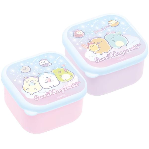 ［商品仕様］リボンがいっぱいのキュートなデザインです☆野菜や果物、デザートにもピッタリのミニサイズのケースです。【サイズ】約75×75×45mm【内容】2個セット【容量】160ml【素材】ケース：PP、フタ：EVA樹脂【生産国】日本【特長】...