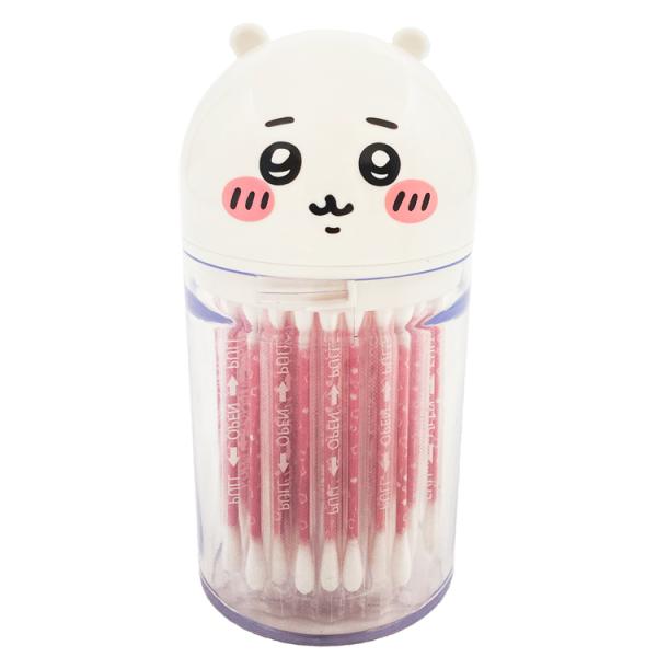 ［商品仕様］【サイズ】約W70×H139×D70mm 【内容】ケース1個、綿棒50本［特記事項］※衛生用品のため返品・交換は承れません。※画像はあくまでも商品イメージになります。実際の商品と色や仕様が異なる場合がありますので、予め御了承ください。