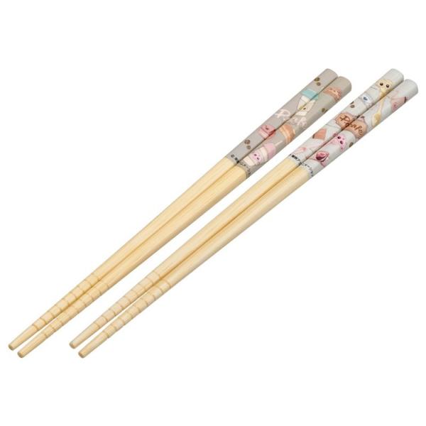 ［商品仕様］使いやすく持ちやすい21cmサイズ。2膳セット！先端部分は、食べ物をつかみやすくするためにすべり止め加工がしてあります。 【サイズ】約21cm 【品質表示】 表面塗装の種類：ウレタン塗装 素地の種類：天然竹 ※食洗機・乾燥機非対...