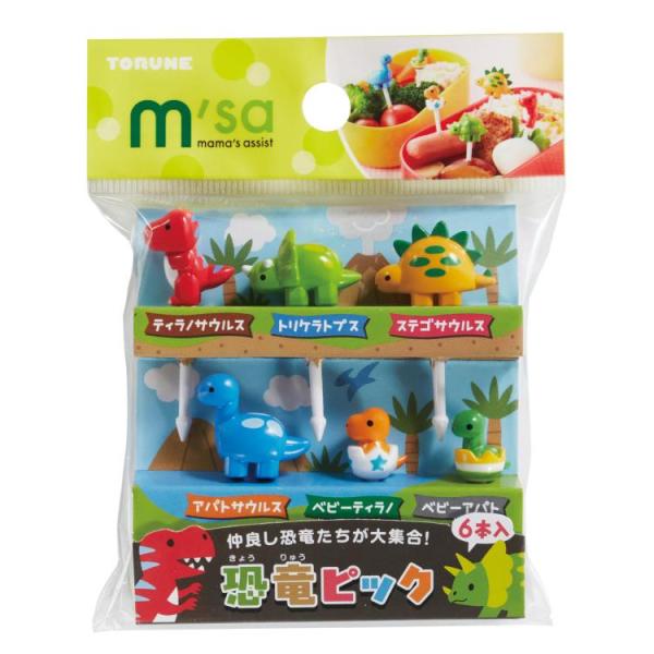［商品仕様］【サイズ】パッケージ：約H125×W100×D16mm ティラノサウルス：約49×11×19mm トリケラトプス：約45×13×25mm ステゴサウルス：約46×11×25mm アパトサウルス：約50×12×24mm ベビーティ...