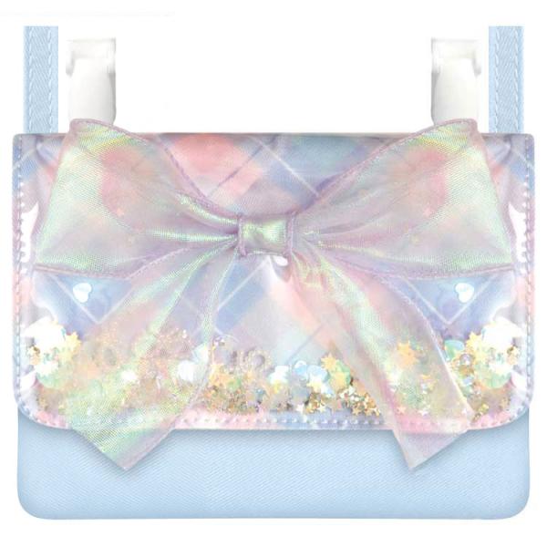 ［商品仕様］【サイズ】 本体：約H115×W150×D16mm パッケージ：約H155×W150×D16mm 【素材】ポリエステルツイル 【重量】約50g 【特長】オーロラリボン×シャカシャカフラップ 【原産国】中国［特記事項］※画像はあく...