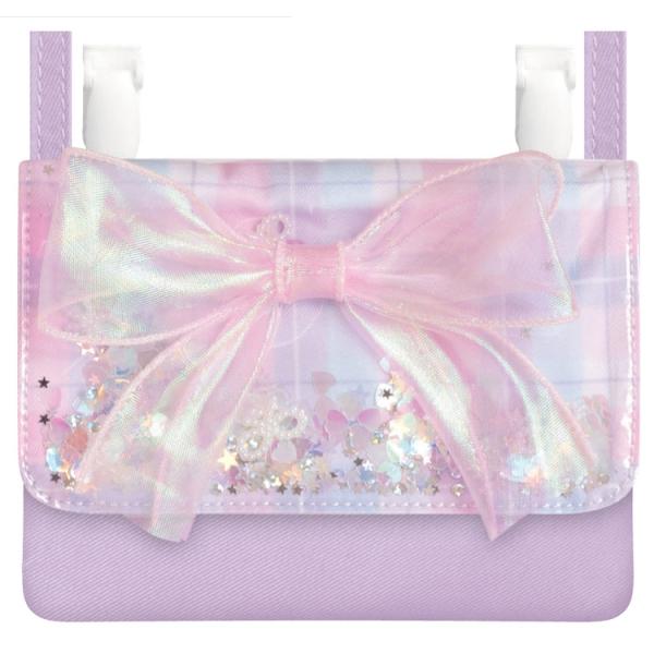 ［商品仕様］【サイズ】 本体：約H115×W150×D16mm パッケージ：約H155×W150×D16mm 【素材】ポリエステルツイル 【重量】約50g 【特長】オーロラリボン×シャカシャカフラップ 【原産国】中国［特記事項］※画像はあく...