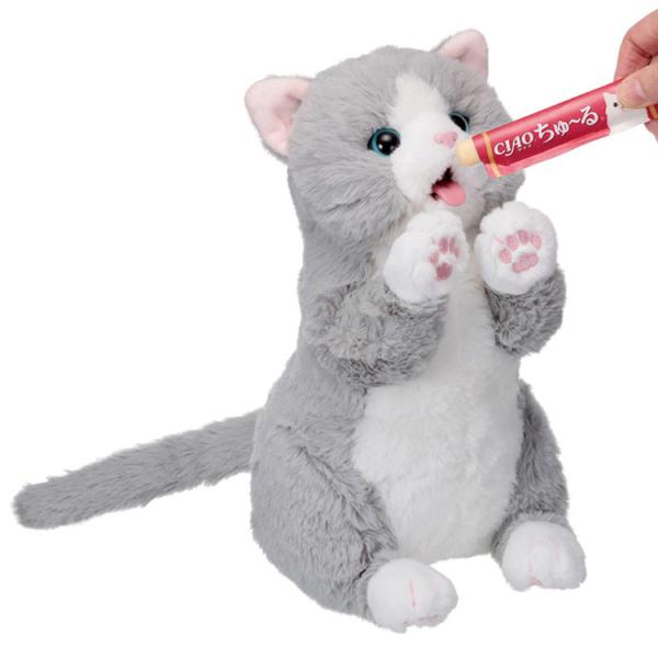 ［商品仕様］耳に残る楽しいメロディ♪ 猫を飼ってなくても、「ちゅ〜るをあげてみたい!!」猫好きの夢を叶えます♪ちゅ〜るをあげるとCMメロディが流れるよ！ 【サイズ】 本体：約W160×H270×D190mm パッケージ：約W230×H300...