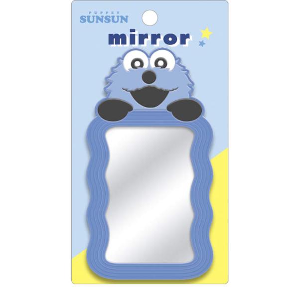 ［商品仕様］【本体サイズ】約H135×W70×D6mm【パッケージサイズ】約H145×W85×D7mm【素材】本体：ラバー　鏡：ガラス【生産国】中国［特記事項］※画像はあくまでも商品イメージになります。実際の商品と色や仕様が異なる場合があり...