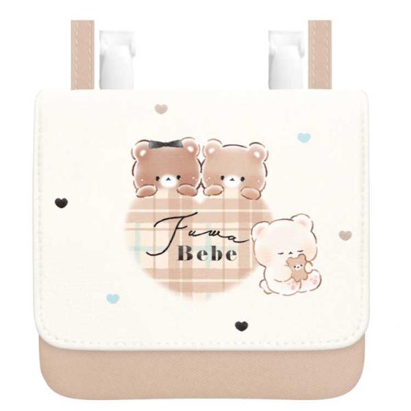 ［商品仕様］【本体サイズ】約H120×W130×D16mm【パッケージサイズ】約H160×W140×D16mm【重量】約50g【素材】ポリエステルツイル【原産国】中国【仕様】クリップ付き　ショルダーひも長さ：約1100mm［特記事項］※画像...