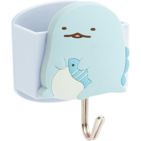 ［商品仕様］人気のマグネットフックがケース付きになったよ！収納力がUPしてさらに便利に♪【パッケージサイズ】約140×100×55mm【素材】　マスコット：ATBC-PVC　フック：金属　ケース：ABS樹脂【耐荷重】500g【仕様】マグネッ...