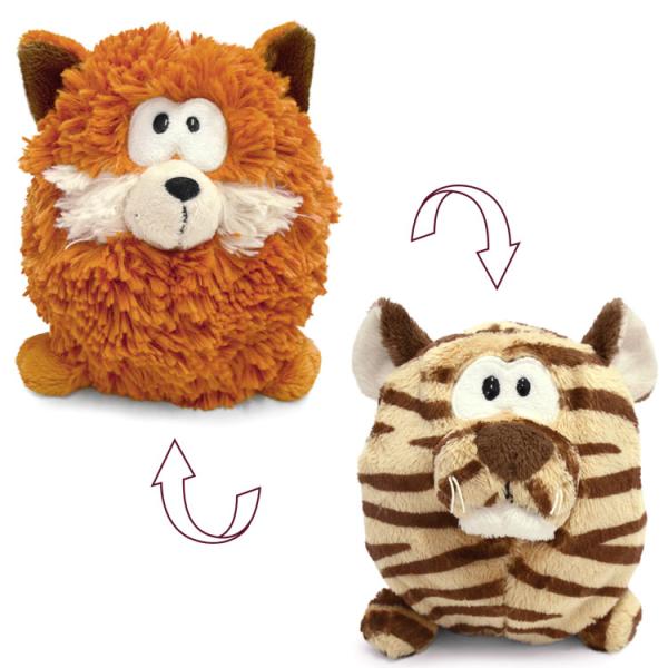 ［商品仕様］くるっと変身！ひっくり返すと別キャラに！ 【サイズ】約15cm 【素材】ポリエステル 【生産国】中国［特記事項］※画像はあくまでも商品イメージになります。実際の商品と色や仕様が異なる場合がありますので、予め御了承ください。