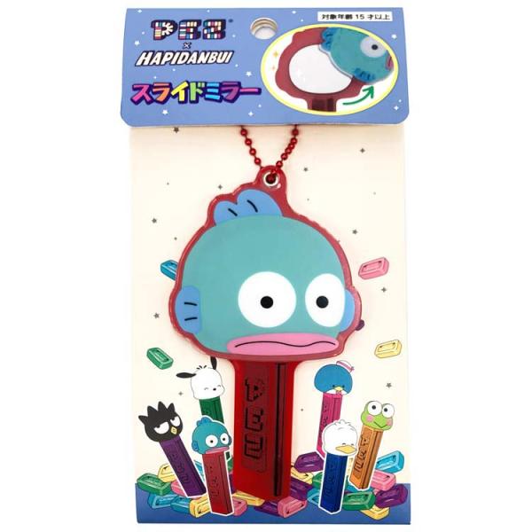 ［商品仕様］大人気のPEZとはびだんぶいのコラボ商品★フェイス部分を回すとミラーになるキーチェーンタイプでぶら下げられて実用的!【サイズ】本体：約W6×H11×D0.5cmパッケージ：約W10×H18×D1cm【対象年齢】15才以上【原産国...