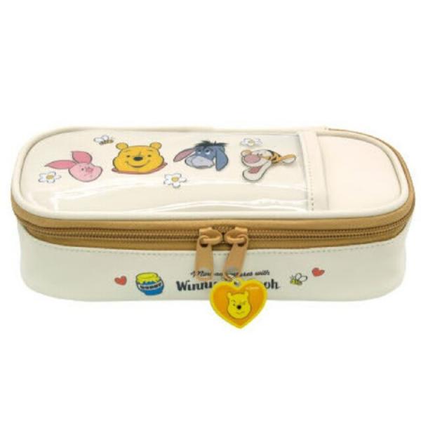 ［商品仕様］天面にポケットがついたBOXペンケースパカッと開いてほしいものがすぐみつかって取り出しやすいうち側にはメッシュのポケットがついています【サイズ】約W210×H100×D55mm【重量】約96g【材質】PVC・PU・ポリエステル【...