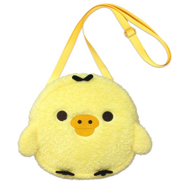 ［商品仕様］ぬいぐるみのようなモフモフ生地のポシェット♪ マチ付きでしっかりと持ち物を入れられて機能的♪優しい色使いでファッションにも合わせやすい◎ 【サイズ】 ポシェット本体：約H21×W24×Ｄ6cm ショルダー紐：約73〜約138cm...