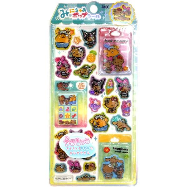 ［商品仕様］【サイズ】パッケージ：約W95×H200×D7mm【素材】PVC＋樹脂/PVCマスコット入りカプセルシール【内容】ミニチュアパッケージ風PVCマスコット入りシャカシャカシール・ぷっくりうるちゅるポップシール【原産国】中国［特記事...