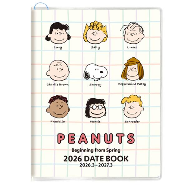 ［商品仕様］【サイズ】約118×152×5mm・64頁【重量】約90g【表紙】PVCカバー(スリット・ペン差し付)【仕様】マンスリー【内容】・2026、2027カレンダー・プラン&amp;メモ・年間スケジュール・マンスリー2026.3〜20...