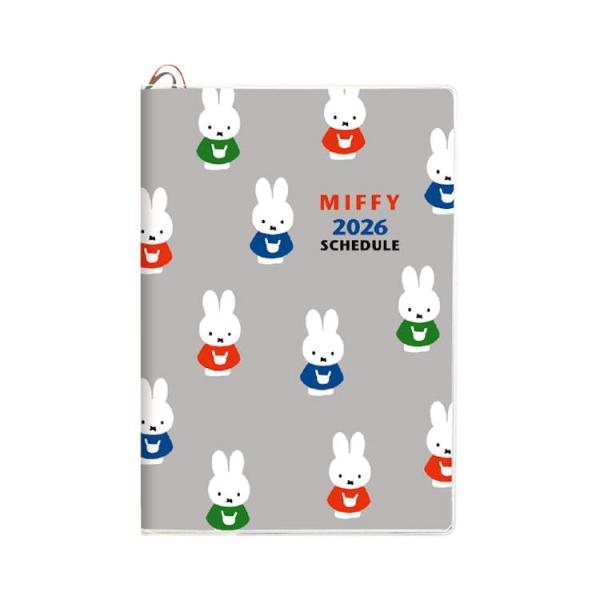 ［商品仕様］【サイズ】約135×188×11mm／160頁【重量】約210g【表紙】PVCカバー付(ポケット&amp;ペン差し付)【仕様】マンスリー&amp;ブロック式ウィークリー【内容】・2026、2027カレンダー・年間スケジュール・マ...