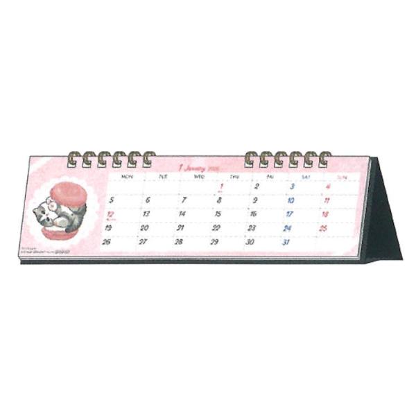 ［商品仕様］【本体サイズ】約H70×W220×D50mm【パッケージサイズ】約H135×W230×D10mm【重量】約49g【材質】紙・スチール【生産国】日本【内容】月間カレンダー：12枚※メーカーの都合により、発売日、及び、仕様が変更にな...