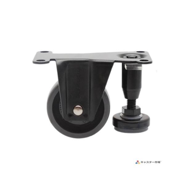 製品スペック車輪径 Dmm63mm車輪巾 Wmm25mm取付板巾 L1mm64mm取付板長 L2mm112mm車輪取付高Hmm81mm中心距離 L3mm(車輪・フット)52mm取付ピッチP1mm×P2mm48mm×96mm取付穴径 dmm8...