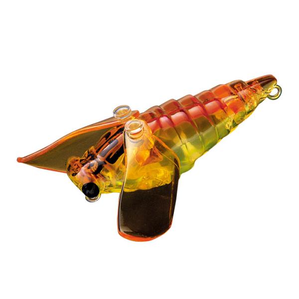 ハルゼミをモチーフにした トラウト用トップウォータープラグ エリアでのベストシーズンやマズメ時、またはハルゼミ発生期のナチュラルレイクでエキサイティングなゲームを約束するトップウォータープラグ「美蝉」。