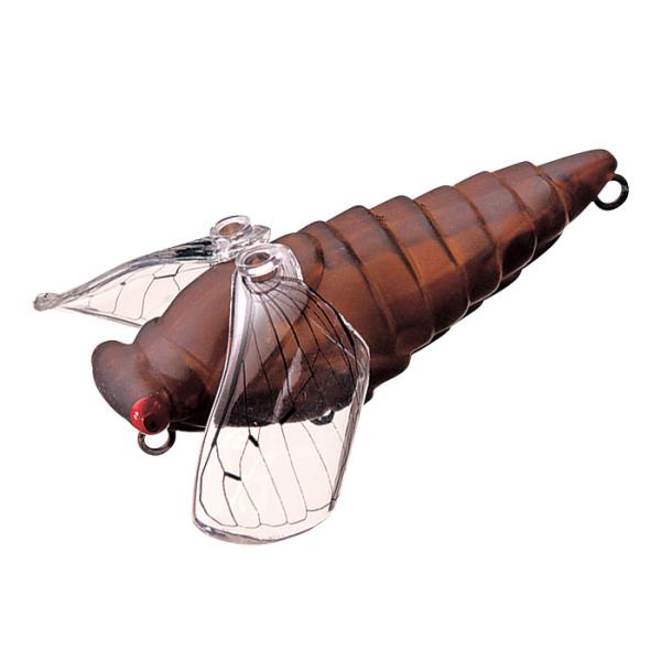 ハルゼミをモチーフにした トラウト用トップウォータープラグ エリアでのベストシーズンやマズメ時、またはハルゼミ発生期のナチュラルレイクでエキサイティングなゲームを約束するトップウォータープラグ「美蝉」。