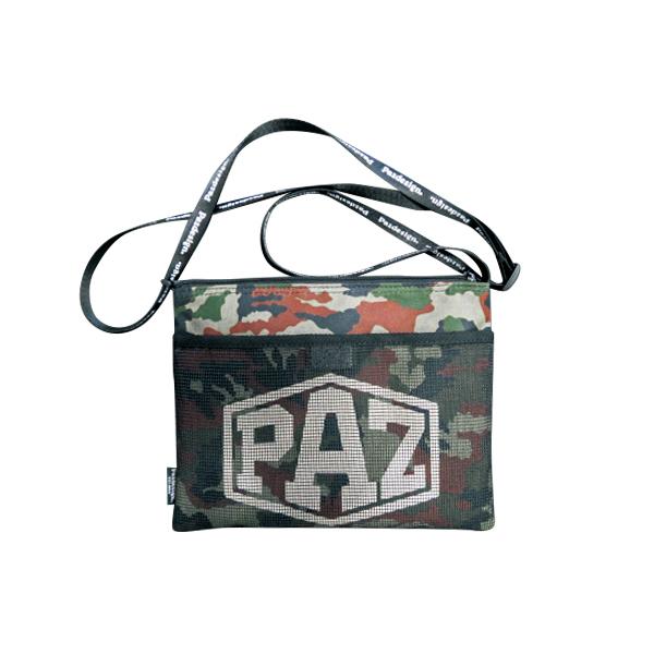 使い勝手の良いメッシュポケット。長さ調整可能のショルダーベルト。釣りはもちろん気軽なお出かけに最適です。