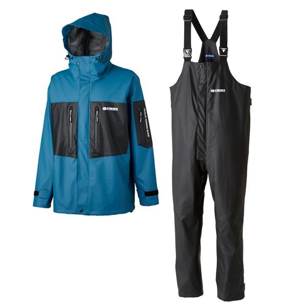 ソフトで軽量、特殊PVCレインスーツ。●VCの強度とPU（ポリウレタン）素材の軽さ、しなやかさを合わせ持った特殊素材。●防水性、防汚性に特化したオフショアアングラー必須モデル●ポケットには水の浸入を軽減する止水ファスナーを採用●ジャケット背...