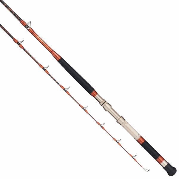 スタンディングファイト専用設計の完全ワンピースモデル。大物青物や根魚、キハダなど全国の大物釣りに対応するスタンディングファイト泳がせ専用ロッド。スタンディング特有のアクション設計のブランクにアルミギンバルを装備した安心の完全ワンピースモデル。