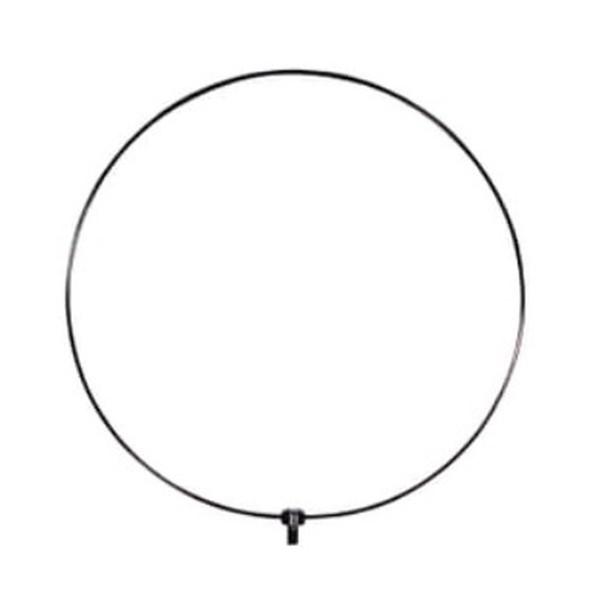 チタン製でワンピース構造の玉枠。チタン製なので軽く、5mm径のフレームはランディング時の水切れも抜群。ワンピース構造は強度が高く、取り込み時のぶれが少ない構造。