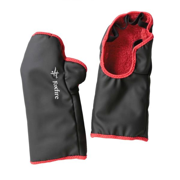 風や水を通さないポリウレタン加工を施したストレッチ性のある表地に、毛足の長いボアフリースをライニング。手首の保温性を高めるロングカフスパターンも採用した、Foxfireのラインナップ中で最も防寒性に優れたハンドウォーマーです。手の甲と手首は...