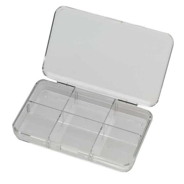 ティムコフライボックスは傷が付きにくく強度が高い樹脂で作られています。ドライフライに使用するクリアコンパートメントタイプはクリア感が持続されるので目視しやすく使い勝手も良好です。また、蓋がブラックのタイプはステッカーなどを使用して中身を把握...