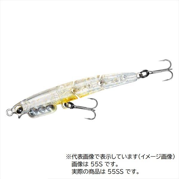 3連ジョイントボディだから表現できる魅惑の生命感。シラス・カタクチパターンに対応するジョイントシンキングペンシル。3連ジョイントボディならではの滑らかで生命感あふれるアクションでスレたメバルに口を使わせる。また、一見、異質とも感じる腹部に張...