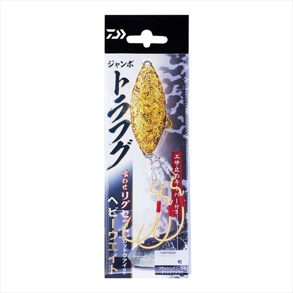 夢のジャンボサイズをキャッチすべく開発された喰わせリグセット。縦見せのリグではなく横見せアピールの喰わせリグ。フォール中にエサのボリューム（横見せ）を増す事でアピール度が向上。一旦エサを見つけるとトラフグはガツガツと当たってくる事が多く、理...