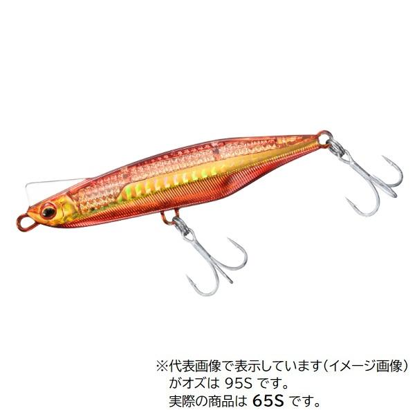 ヒラメ＆マゴチからシーバス、青物まで幅広く狙える、超ぶっ飛びのバーサタイルヘビーシンキングペンシル。スローリトリーブではヒラメ＆マゴチ、シーバスに有効なワイドテールスイングアクション、高速リトリーブでは青物に有効なイレギュラーローリングアク...