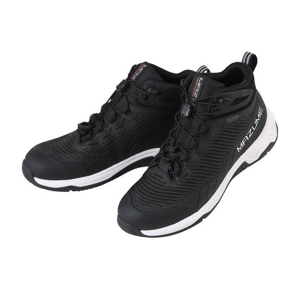 ■前重心設計で安定性アップ　シューズを真横から見ると踵が高くなっています。これにより常につま先側に体重が乗り、不安定な船上での揺れや不意のビッグバイトに耐えやすくなっています。■最適なミッドソールで、疲労を軽減　ミッドソール（アッパーとソー...