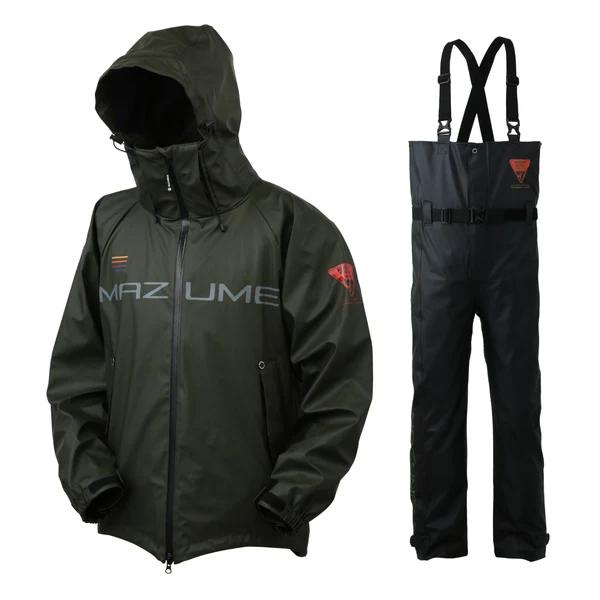軽さと動きやすさ、そして高い防水性mazume ROUGH WATERレインスーツは、オフショアで信頼される機能性を、釣り人のためのディテールで仕上げた一着です。PU（ポリウレタン）素材の魅力・優れた防風・防水性能に加え、血や魚のヌメリもサ...