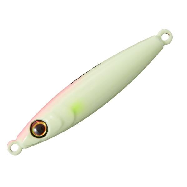 コンセプトは、「徹底したコンパクトシルエット」。シンプルデザインですが若干リアに重心を配置することで、あらゆるアクションが可能に。フロントにアシストフックを装着するとSLJやライトジギングといったオフショアゲームからショアジギングまで活躍、...