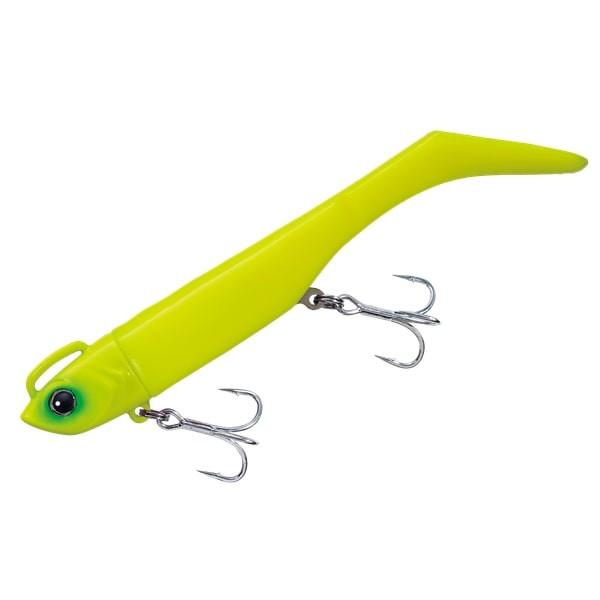 圧倒的な飛距離で広範囲に探るフラットゲーム専用ジグ「ジグパラサーフ」と対照的にフラットフィッシュが潜むポイントを丹念に探ることが可能なルアー「浜王」です。飛行姿勢と泳ぎを重視した専用ヘッドに専用ワームとのコンビネーションは、まさにBEACH...