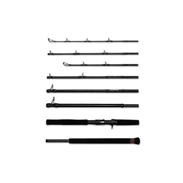 キャスティングでは、フロントグリップを握って（よりティップ寄りを支点にして）のアクション入力を想定し、スピニングモデル（8ft3inch基準）よりも長尺化（8ft6inch）。水面からトップガイドまでの距離感を揃え、ルアーの水絡み（アクショ...