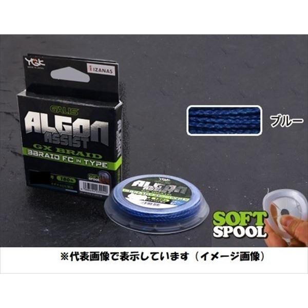 ●構造　ＧＸ（１×４）、●構成　３ＦＣ　ブレイド　ｔｙｐｅ、　●素材　イザナス＋フロロ３打中芯、●ＣＯＬＯＲ　ブルー