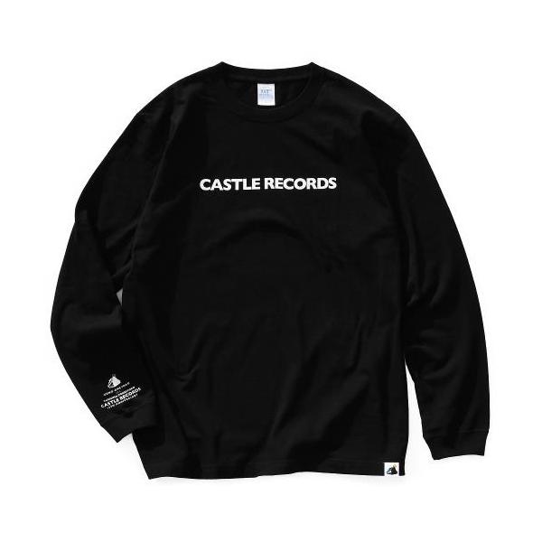 《CASTLE-RECORDS》12周年記念LONG T-shirts!!■COLORBLACK x WHITE■SIZES, M, L, XL, 2XL■厚さ5.6オンス■素材綿 100%[S] 身丈:65cm 身幅:49cm 肩幅:42...