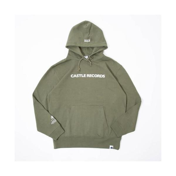 《CASTLE-RECORDS》12周年記念Parker!!■COLOROLIVE x WHITE■SIZES, M, L, XL, 2XL■厚さ10.0オンス■素材綿 100% 裏パイル[S] 身丈:63cm 身幅:52cm 肩幅:44c...