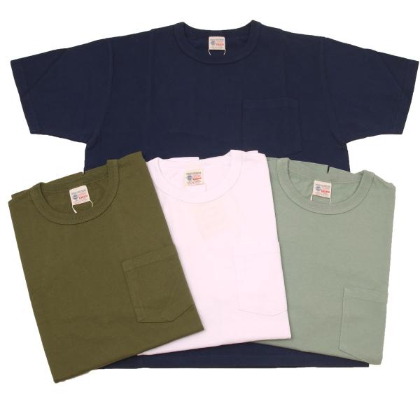 Buzz Ricksons バズリクソンズBR78711無地 ポケット付き半袖Tシャツポケット付き半袖Tシャツ101 ホワイト128 ネイビー145 セージ149 オリーブ119 ブラック サイズ：M L XL綿100％ アメリカ製(日本サ...