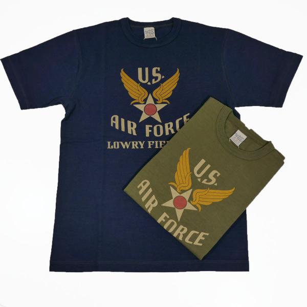 Buzz Ricksons バズリクソンズBR79194 U.S.AIR FORCE半袖Tシャツネイビーオリーブサイズ：M L XL綿100％ 日本製※商品写真のカラー等につきましては実物のものと多少異なる場合がありますのであらかじめご了承...