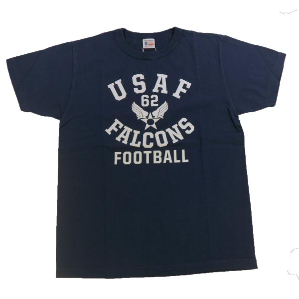Buzz RicksonsバズリクソンズBR79620 USAF FALCONS FOOTBALLプリント半袖Ｔシャツ128ネイビーサイズ：M L XL綿100％ アメリカ製(日本サイズ)※商品写真のカラー等につきましては実物のものと多少異...