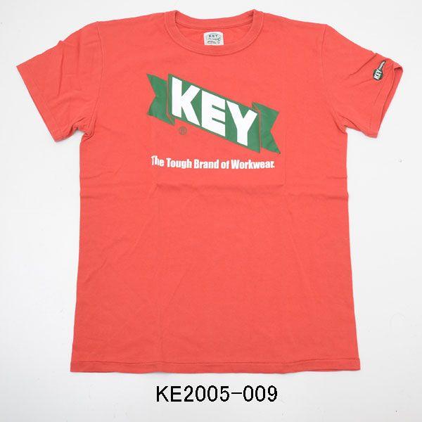 KEY キーKE2005-009ロゴプリント半袖Tシャツレッドサイズ：XL綿100％生産国 中国対応サイズ（身長よりも胸囲を優先してください）M　胸囲88-96cm　身長165-175cmL　胸囲96-104cm　身長175-185cmXL...