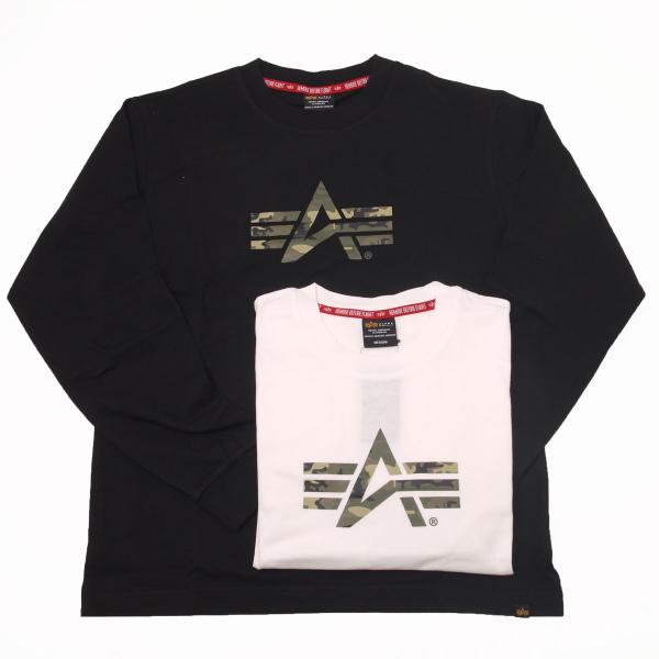 AlphaアルファTC1568-1Aマーク ウッドランドカモ 長袖Tシャツ101ブラッ1118ホワイトサイズ　M L XL中国製素材  綿100％サイズ対応表 サイズ 胸囲 　M　88cm-96cm　 　L　96cm-104cm　 　XL　...