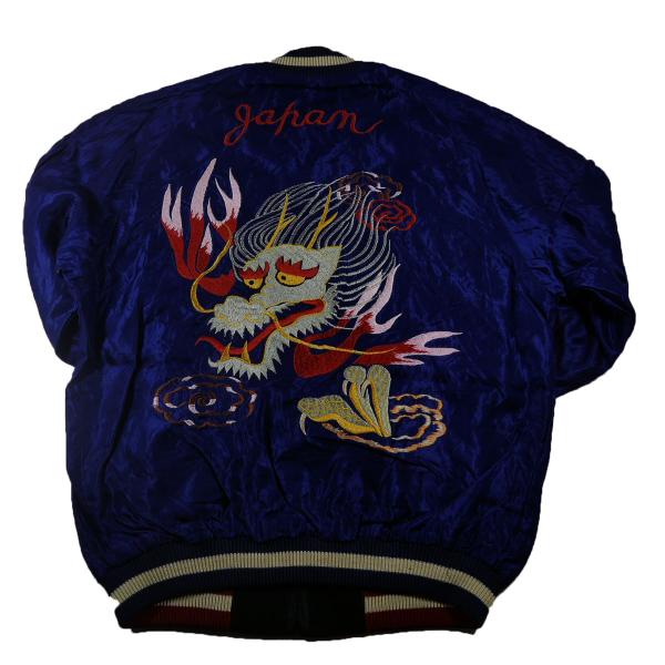 東洋TAYLOR TOYO TT15491-128 Early 1950s Style Acetate Souvenir Jacket “DRAGON HEAD” × “ROARING TIGER”スカジャン表地：アセテート100％裏地：ア...