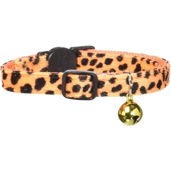 引っ掛けても安心。外れる機能付きバックル使用。体重：7kgまで首回り：19〜31cm【ネコポス便利用条件】代引き不可首輪は5個まで対応致します。複数を買い物かごに入れますと送料が650円になりますが後程こちらで250円に修正致します。