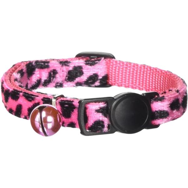 引っ掛けても安心。外れる機能付きバックル使用。体重：7kgまで首回り：19〜31cm【ネコポス便利用条件】代引き不可首輪は5個まで対応致します。複数を買い物かごに入れますと送料が650円になりますが後程こちらで250円に修正致します。