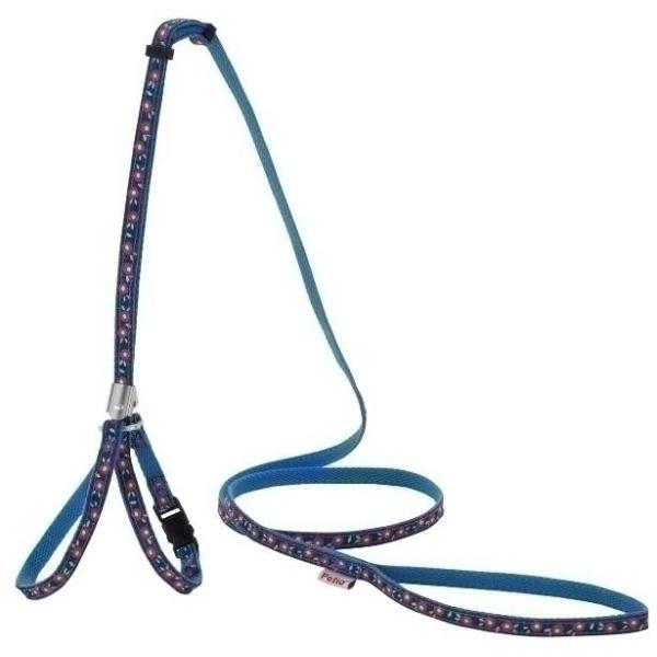 人気の和風テイスト。ネコちゃんがすり抜けないようしっかり固定！和風テイストのおしゃれなネコちゃん専用胴輪付引ひも。調節クリップを下げるだけの簡単調節でぴったりフィット。反射鈴付。サイズ胴周り:20〜50cm紐サイズ：100〜130cm適応サ...