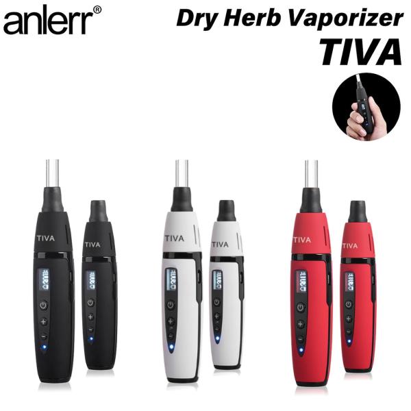 『anlerr』 DryHerb用 Vaporizer ドライハーブ用 ヴェポライザーTIVAは、小型でハイスペックなドライハーブ用のヴェポライザーです。優れた非燃焼 Vaping 機能を備えていてハーブやタバコ葉を完全燃焼し、ピュアでクリ...